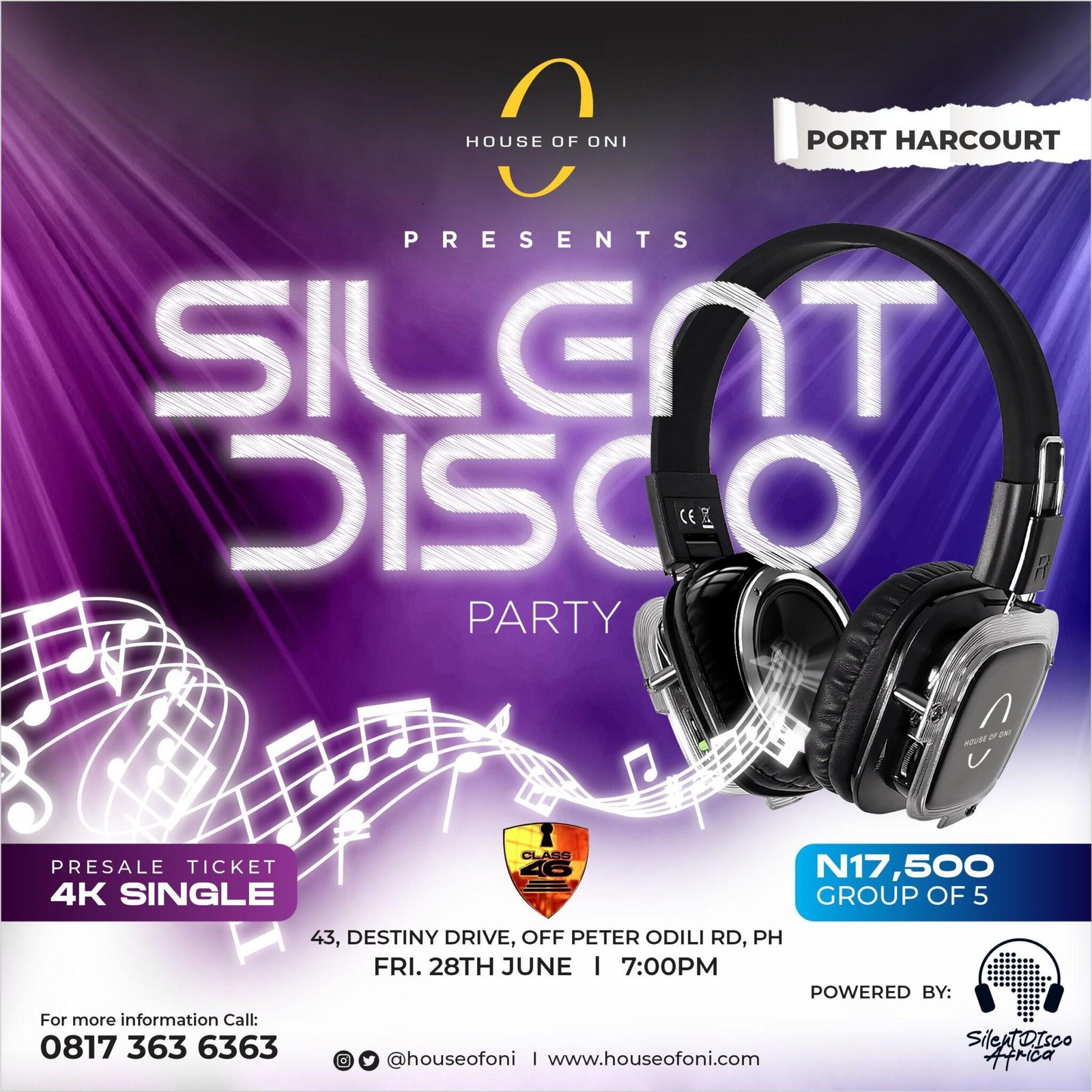 PH : Silent Disco Party June 28th - HouseOfOni